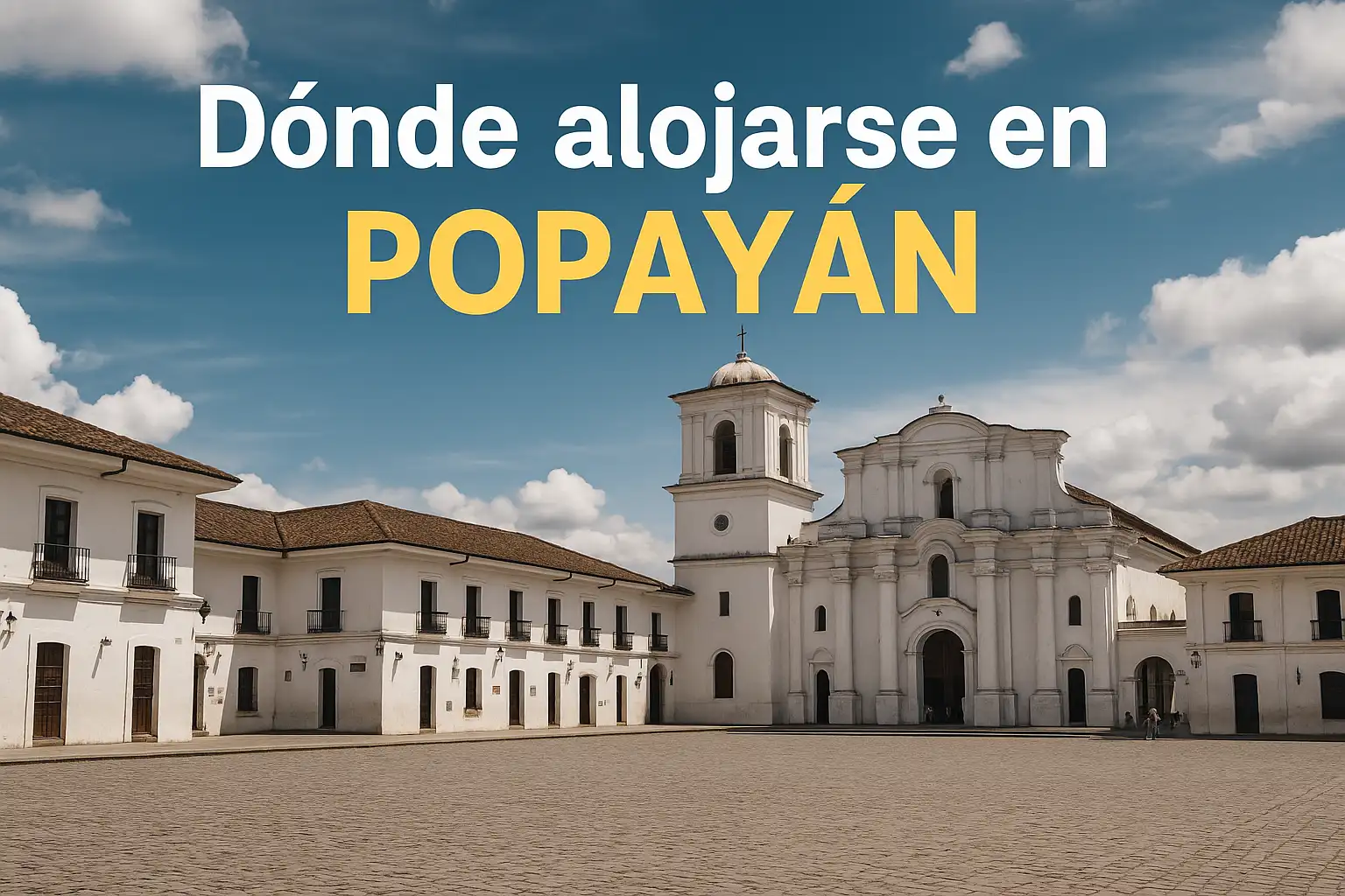 Dónde alojarse en Popayán 🏡 Mejores zonas y hoteles
